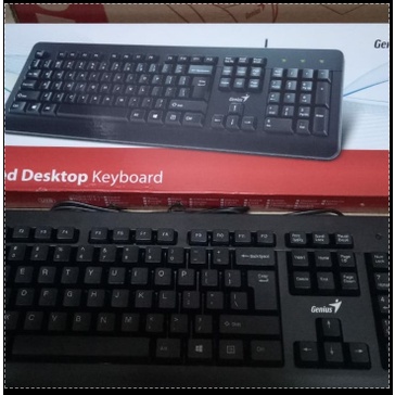 Jual GENIUS KEYBOARD KB-100 USB + MOUSE DX125 USB | Shopee Indonesia