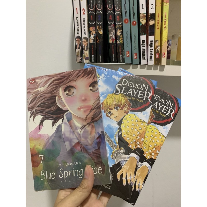 Jual komik Demon Slayer vol 3,blue spring ride(ao haru ride) vol 7 NEW ...