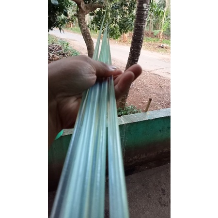 Jual BAHAN 130 CM BLANK FIBER SOLID TRANSPARAN LENTUR Bisa untuk UL ...