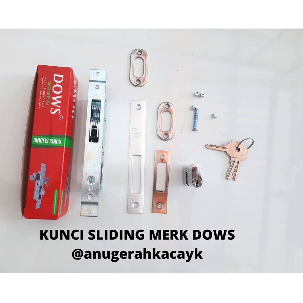 Jual KUNCI SLIDING MURAH / kunci pintu sliding aluminium / sliding lock ...