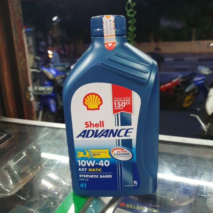 Jual SHELL AX7 MATIC 1L 1 LITER NMAX AEROX LEXI ORIGINAL | Shopee Indonesia