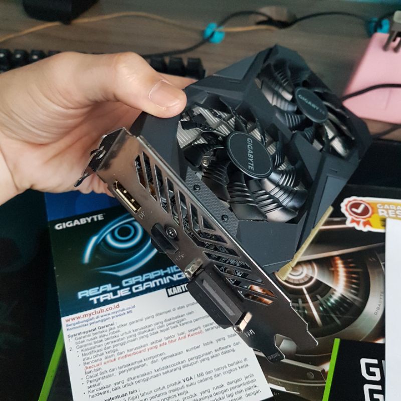 Jual Gigabyte GTX 1650 GDDR6 - Windforce OC Edition - 4GB 128bit GDDR6 | Shopee Indonesia