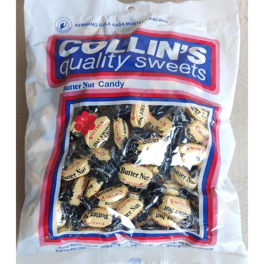 Jual COLLINS BUTTERNUT CANDY 144pcs | Shopee Indonesia