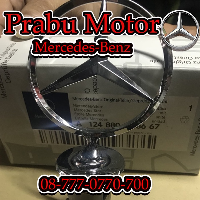 Jual Bintang Kap Motor / Emblem Kap Motor Mercedes benz / Mercy W124 ...