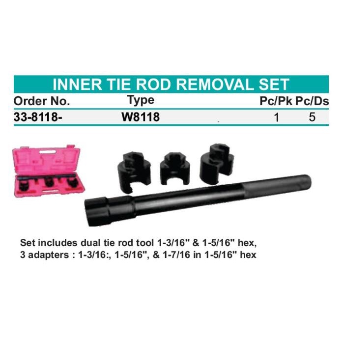 Jual Wipro W8118 Alat Buka Terot Dalam - Inner Tie Rod Removal Kit ...