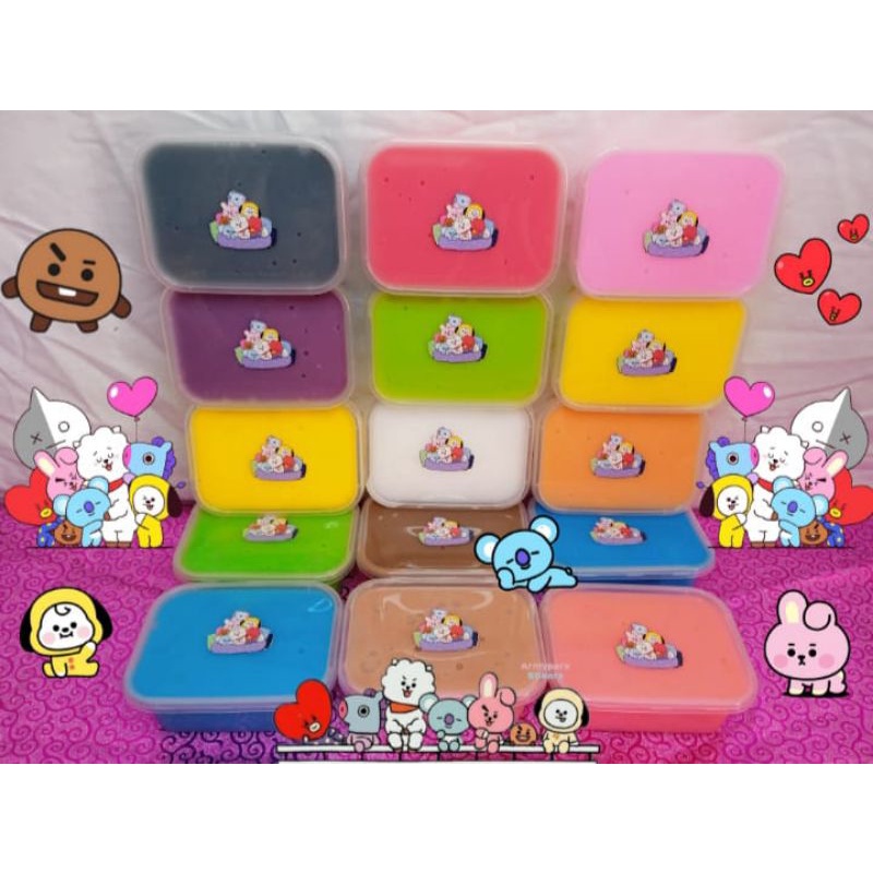 Jual BT21 SLIME By Liliy ~ 15 Warna | Promo | 200gr | Shopee Indonesia