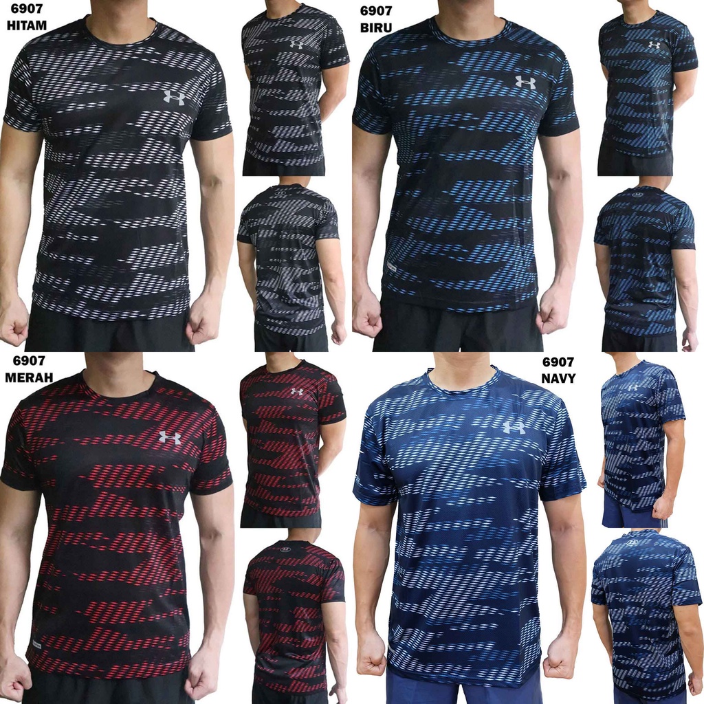 Jual Kaos Olahraga Pria 6907 Baju Training Gym Fitness Bulutangkis ... Jual Kaos Olahraga Pria 6907 Baju Training Gym Fitness Bulutangkis ...