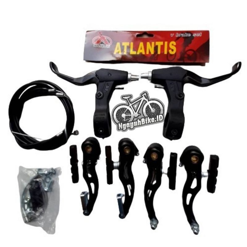 Jual Rem V-Brake Semi Alloy Sepeda BMX MTB Lipat ATLANTIS | High ...