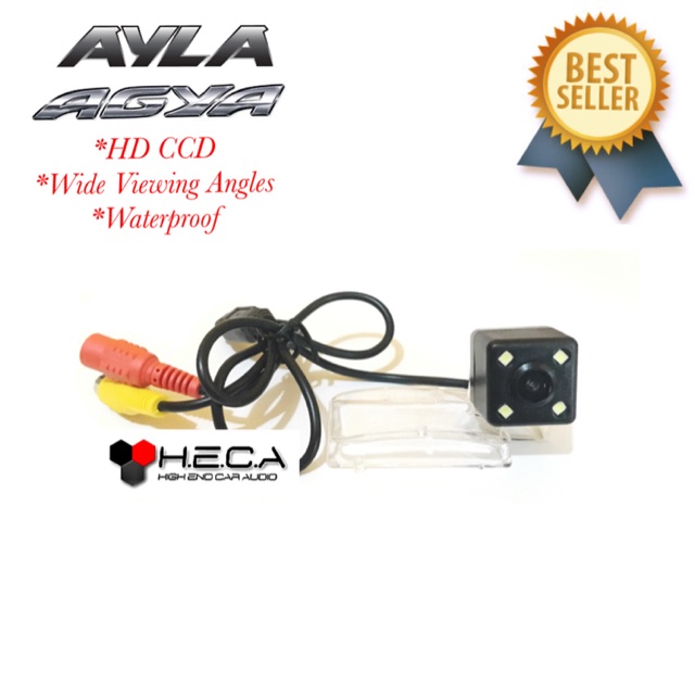 Jual Kamera Mundur Parkir Belakang Rear View Camera Parking OEM For Mobil AYLA & AGYA | Shopee ...