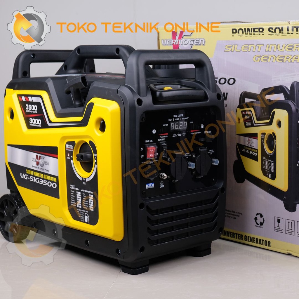 Jual GENSET INVERTER SILENT / GENERATOR INVERTER - 3500 WATT - VERMOGEN ...