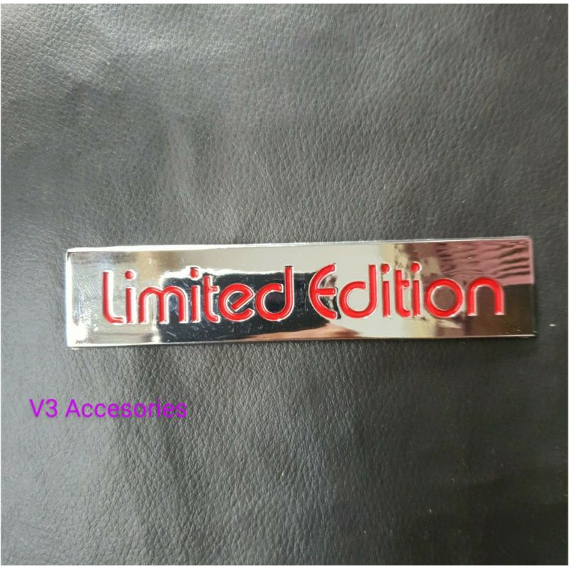 Jual Emblem Chrome Limited Edition | Shopee Indonesia