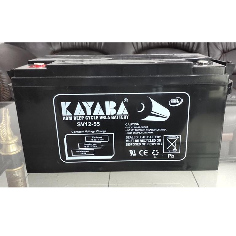 Jual BATTERY KERING ORiginal AKI KERING VRLA DEEP CYCLE MERK KAYABA 12V ...