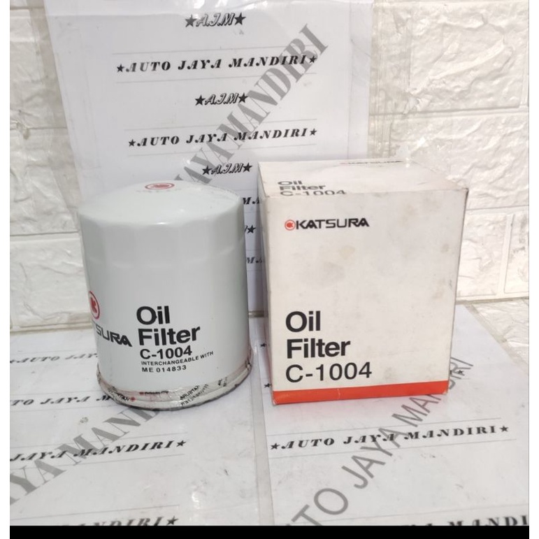 Jual Filter oli - oil filter Mitsubishi Ps100 Ps120 Merk Katsura made ...