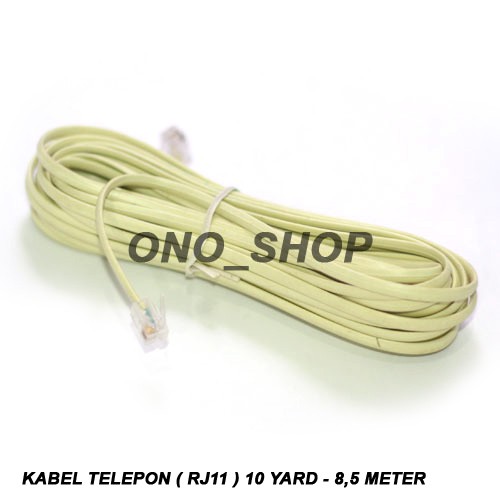 Jual Kabel Telepon RJ11 Era 10 Yard - 8,5 Meter | Shopee Indonesia