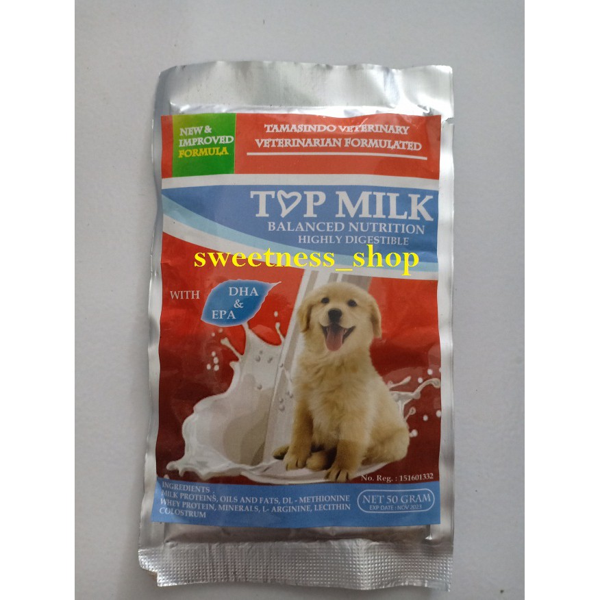 Jual Susu Anjing Top Milk 50gr | Shopee Indonesia