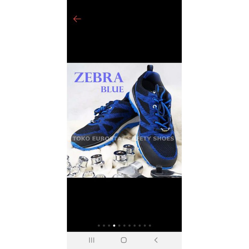 Jual Sepatu Kerja Safety Shoes ESD Antistatic Eurostat Zebra(Ada besi ...