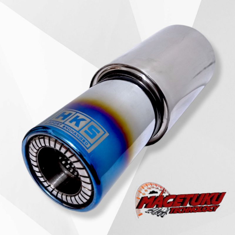 Jual Knalpot Racing Mobil HKS Sedet Full Stainles Bass Empuk Adem Bulat ...