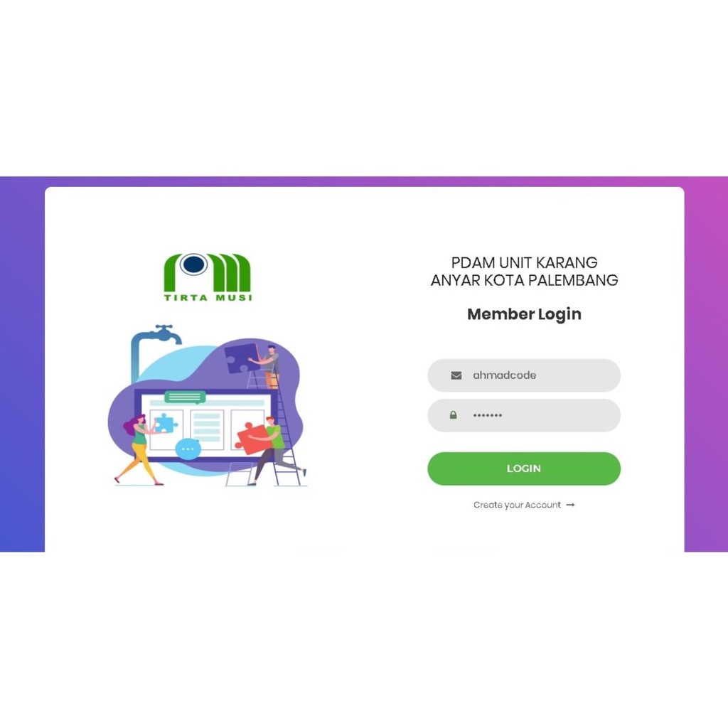 Jual Source Code Aplikasi Tagihan Air PDAM Berbasis Web | Shopee Indonesia