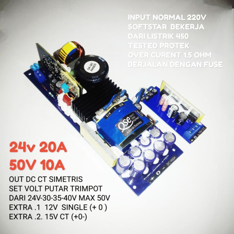 Jual SMPS-10A-20A.TRIM-ADJUST-VOLT-24V-30V-35V-40V-MAX-50V | Shopee ...