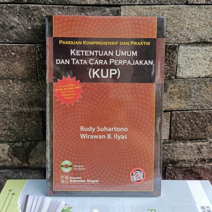 Jual Original Ketentuan Umum Dan Tata Cara Perpajakan Kup Wirawan