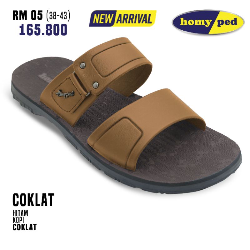 Jual Sandal Pria Homyped-RM 05 Original 100% (Free Dompet) | Shopee ...