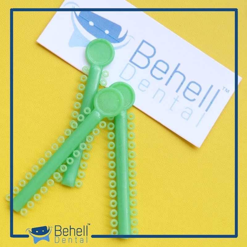 Jual Karet Behel Motif Power O ring Bulat PREMIUM - Dental rubber band ...