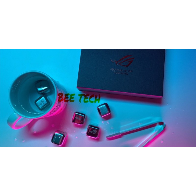Jual ROG ICE CUBE Food Grade Es Batu Stainless Steel ice cube 8pcs ...