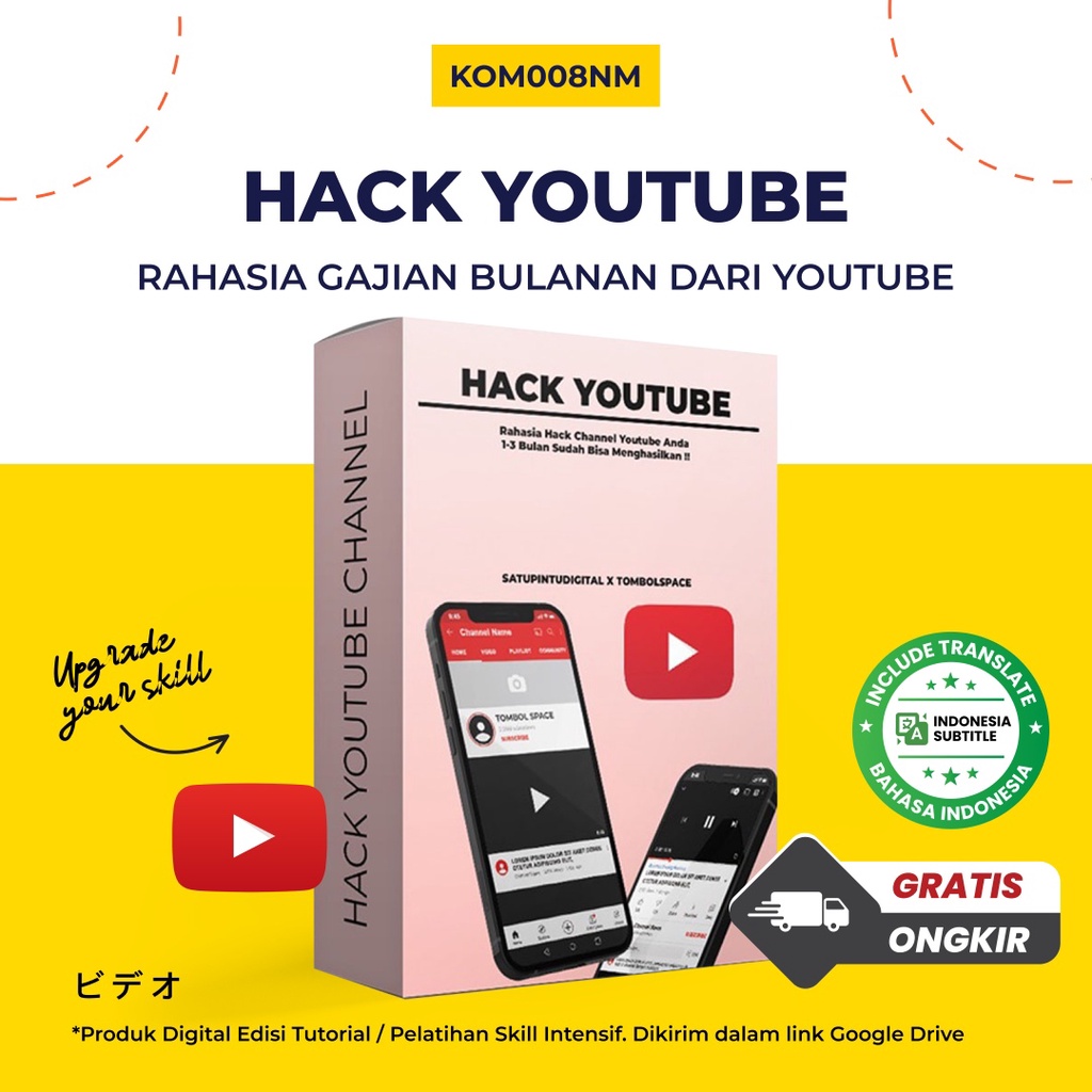 Jual Kelas Hack Youtube - Rahasia Gajian Bulanan Dari Youtube Channel ... Jual Kelas Hack Youtube - Rahasia Gajian Bulanan Dari Youtube Channel ...