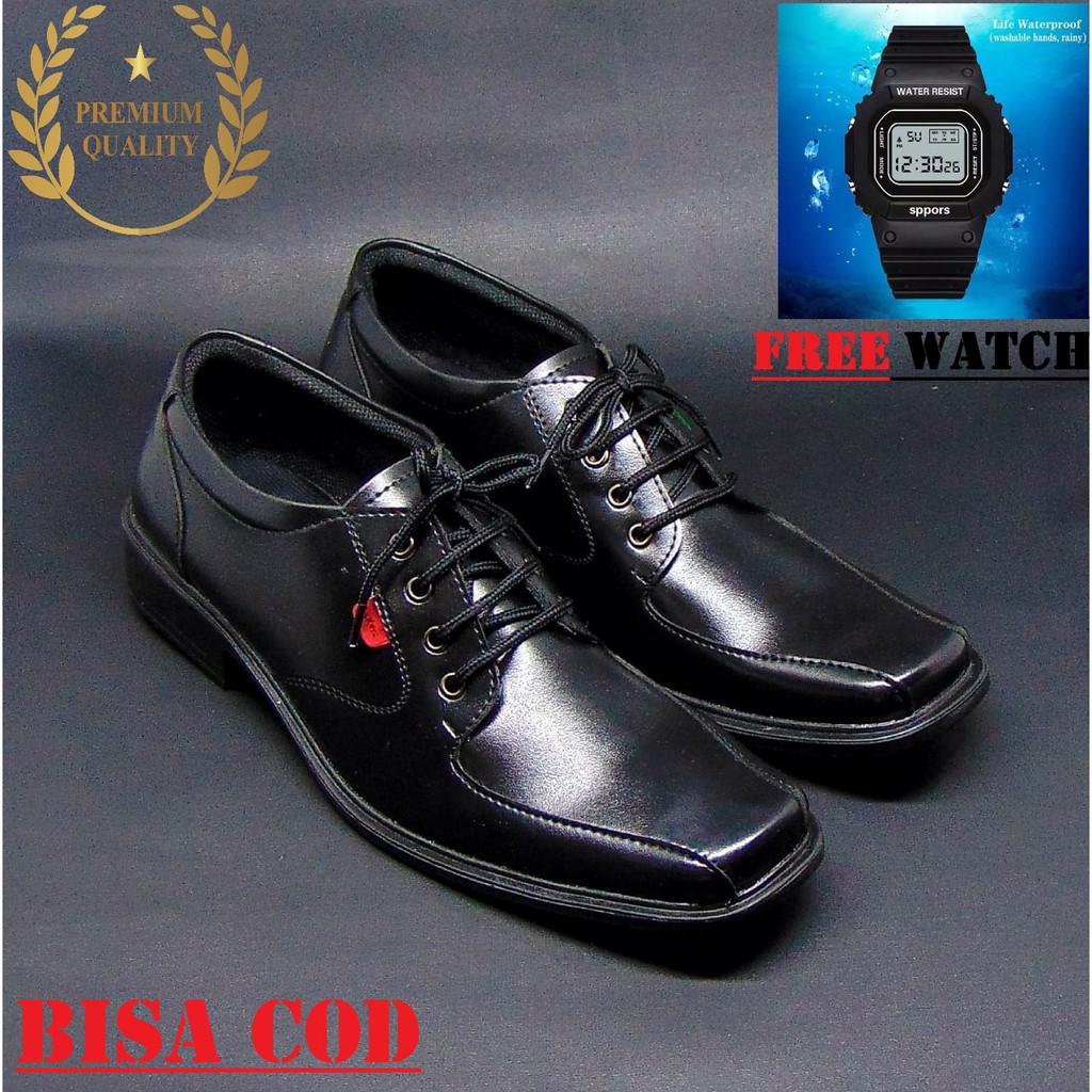 Jual Sepatu Pantofel Pria Pantofel Hitam Pria Sepatu Pantopel Fantofel ...