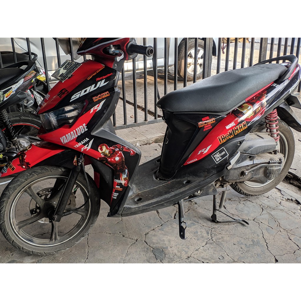 Jual Stiker Soul GT Decal Full Body Soul GT Premium Ironman Motif ...