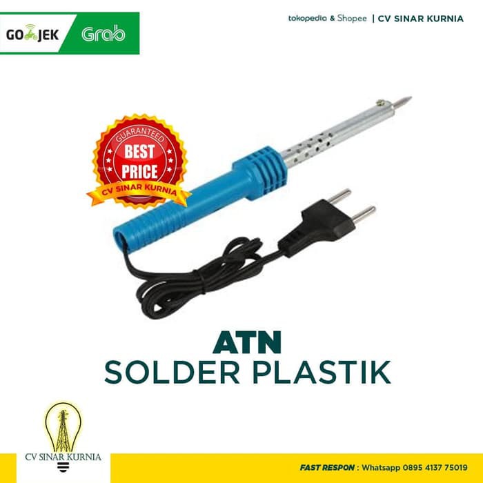 Jual Solder Plastik Merk ATN / Merk TRM ALAT SOLDER SOLDERING TIMAH ...