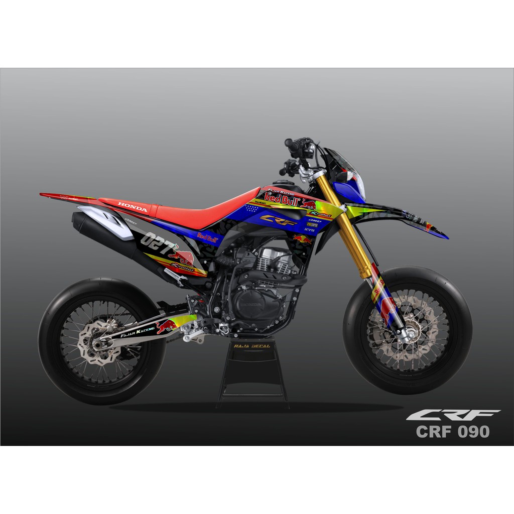Jual Decal Sticker Fullbody Honda CRF 150L Custom Desain Supermoto ...