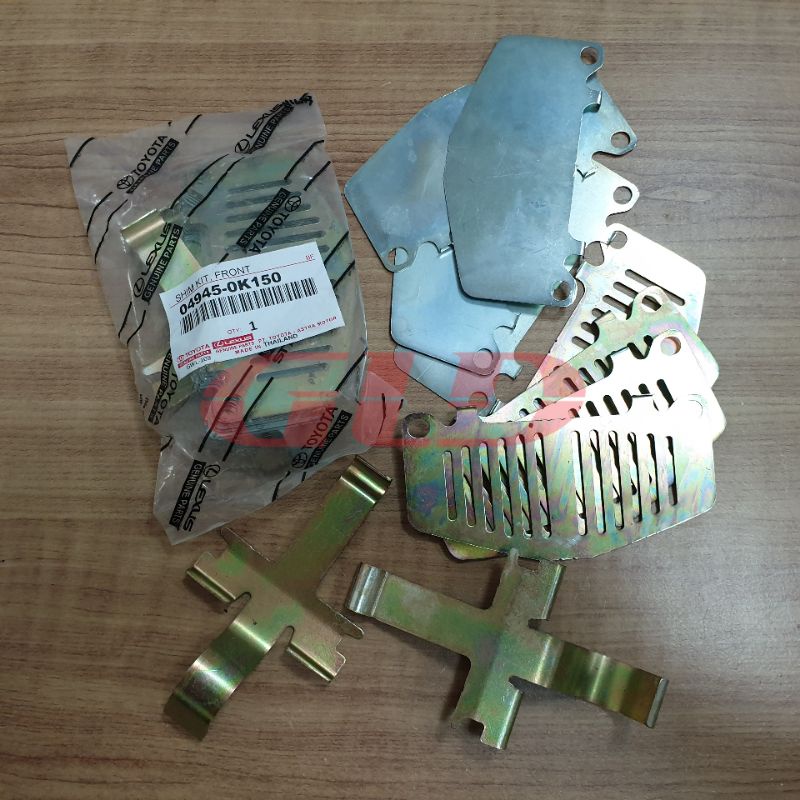 Jual BRAKE PAD SPRING - PLAT KUKU KAMPAS REM DEPAN FORTUNER / HILUX 3.0 ...