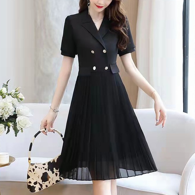 Jual dress wanita dress wanita korea dress hitam kerja wanita kantor ...