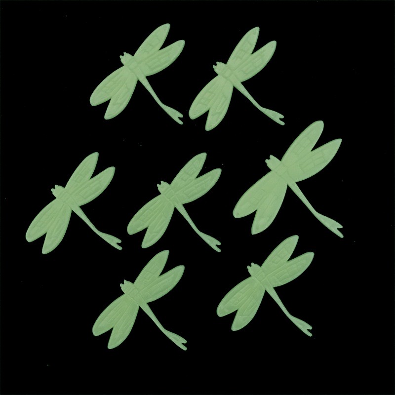 Jual 925 Sticker Stiker Capung Set Menyala Dalam Gelap Fosfor Fospor ...