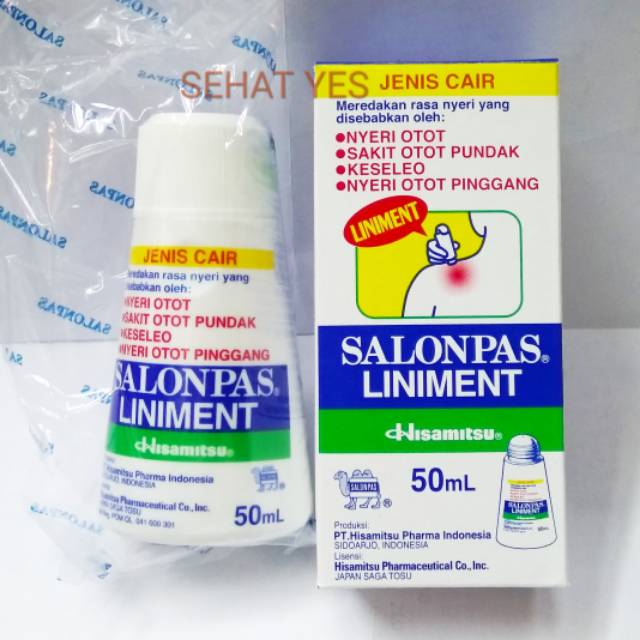 Jual SALONPAS LINIMENT 50ml | Shopee Indonesia