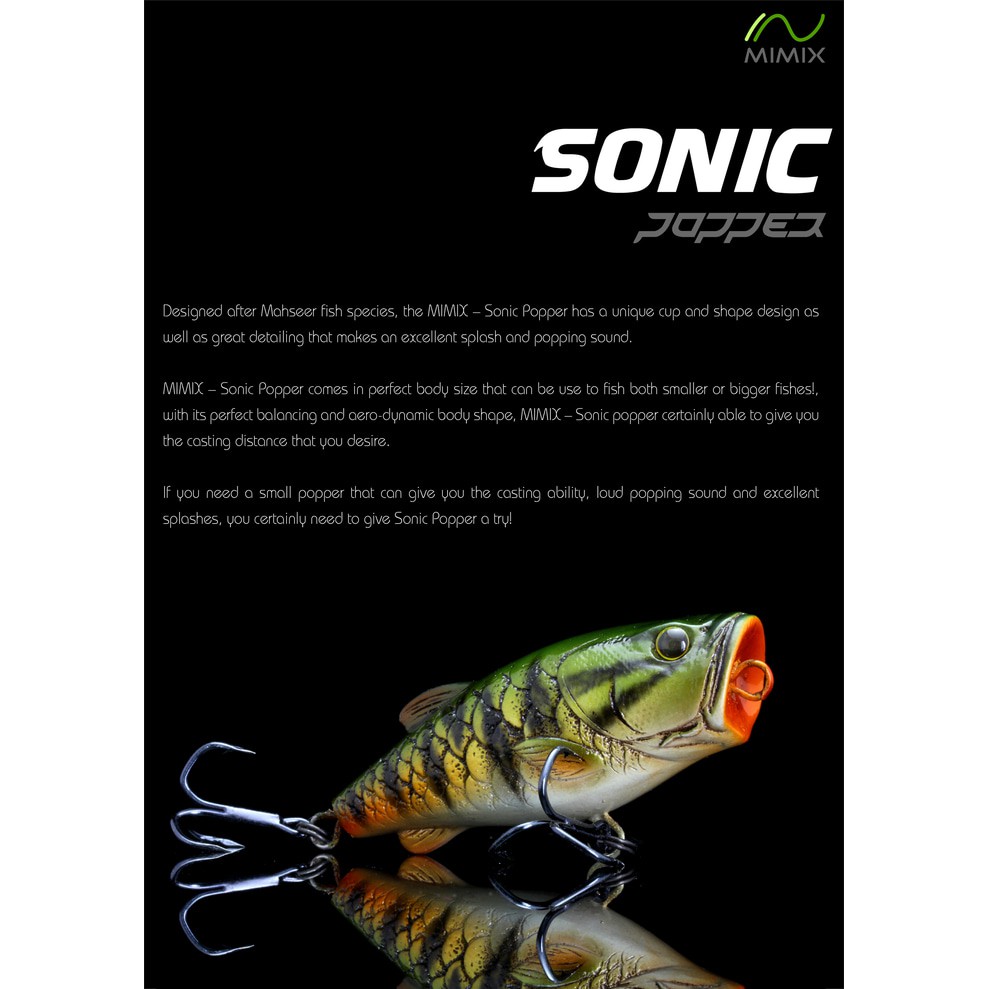 Jual Mimix SONIC 60mm/12g Color Himalayan Mahseer | Shopee Indonesia