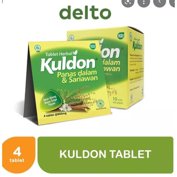 Jual Kuldon 4 Tab - Mengatasi Panas Dalam & Sariawan | Shopee Indonesia