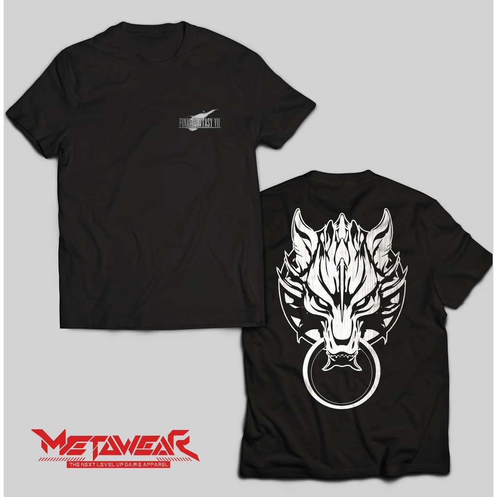 Jual KAOS GAME FINAL FANTASY 7 FENRIR EMBLEM LOGO | Shopee Indonesia