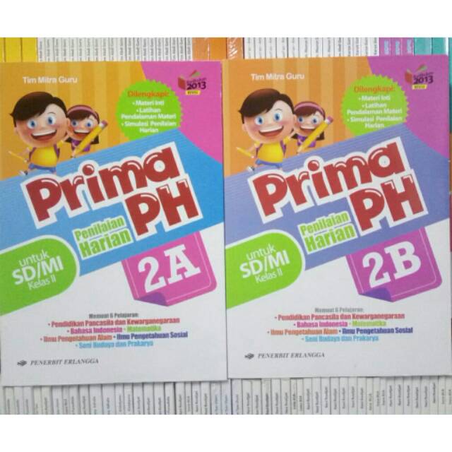 Jual Buku Penilaian Harian PRIMA PH 2A & 2B SD/MI kelas 2 edisi k13N revisi ERLANGGA | Shopee ...
