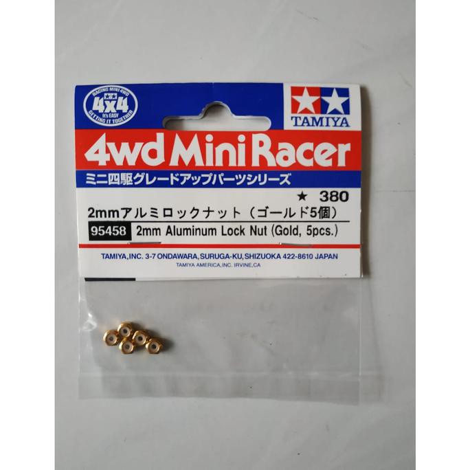 Jual TAMIYA 95458 - 2mm ALUMINUM LOCK NUT (GOLD, 5Pcs) | Shopee Indonesia