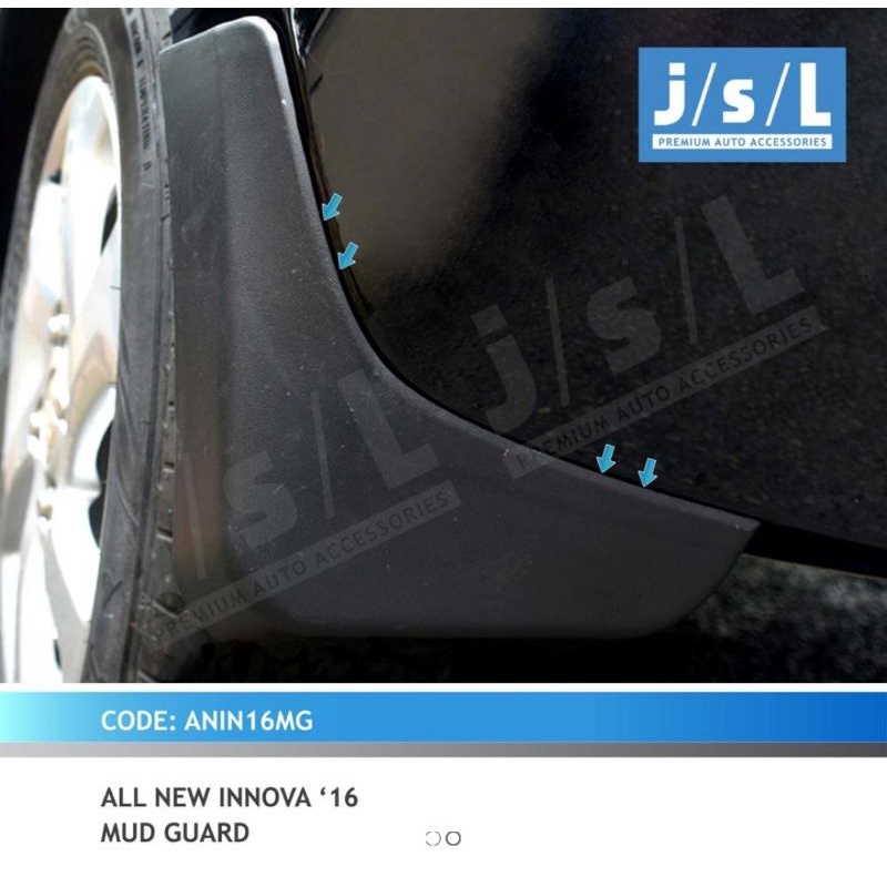 Jual ALL NEW INNOVA REBORN 2016 2018 2020 2022 2024 MUDGUARD MUD GUARD ...