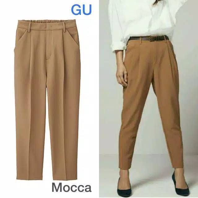 Jual GU pants brown (Mocca) | Shopee Indonesia
