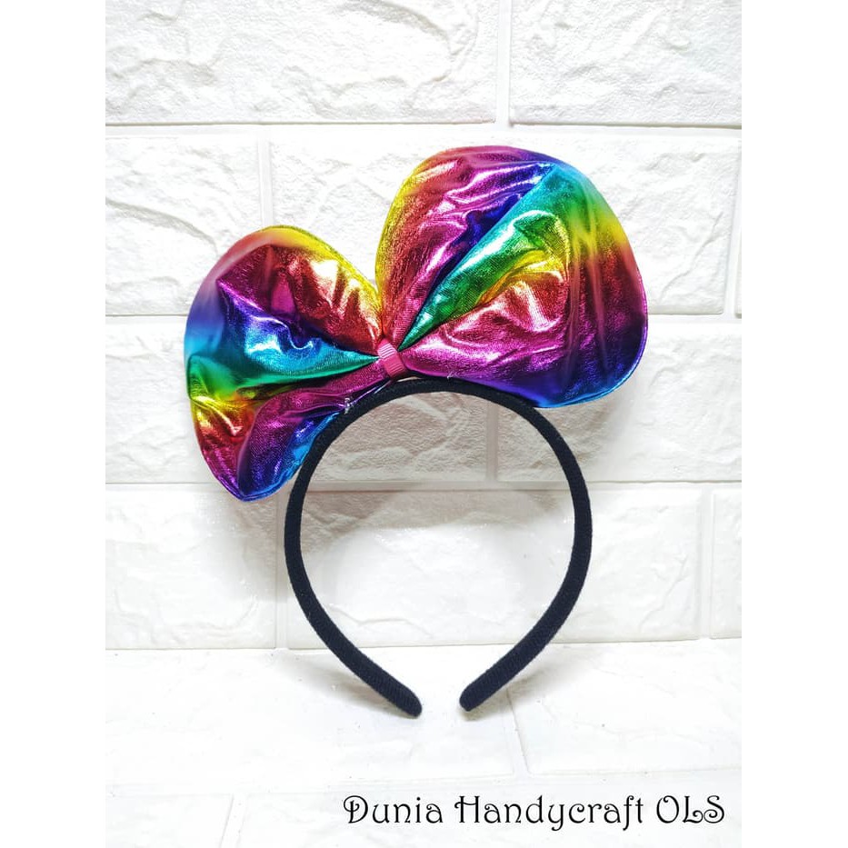 Jual Bando Mickey Rainbow Bando Manis Lucu Mickey Mouse Fashion ...