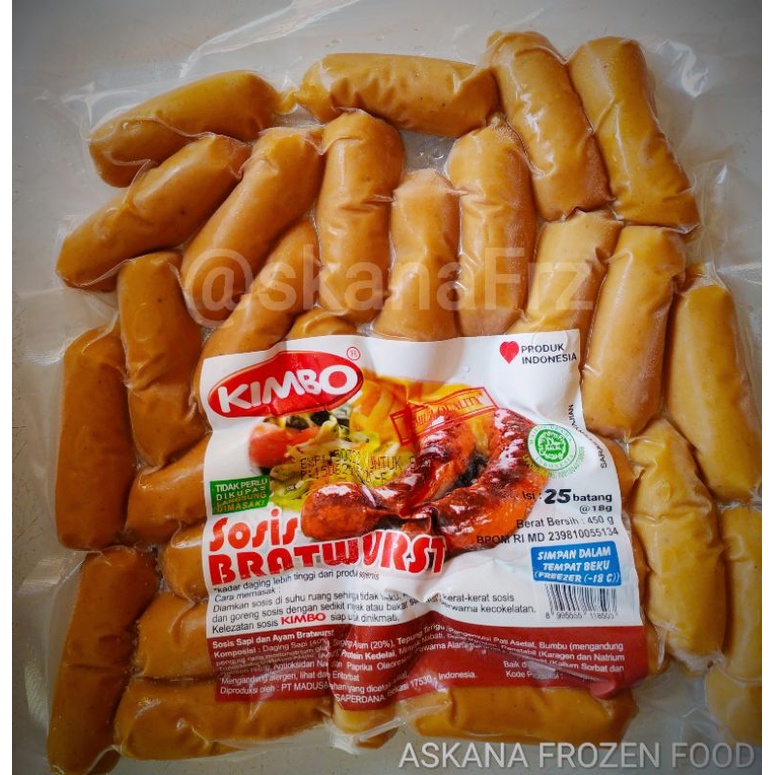 Jual COCKTAIL KIMBO SOSIS 500G ISI 25PC | Shopee Indonesia