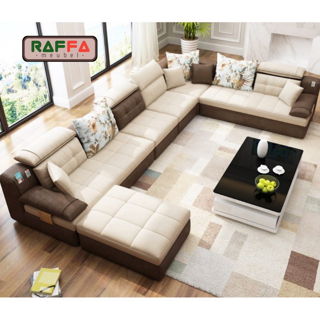 Jual SOFA LETER U JUMBO - SOFA RUANG TAMU MINIMALIS MODERN - SOFA RUANG ...