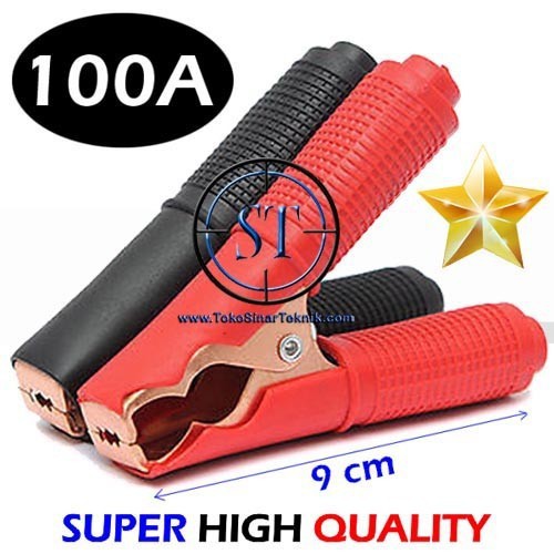 Jual Capitan Aki Full Copper Tembaga 100A Aligator Clip Besar Jepit ...
