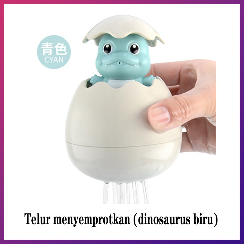 Jual [EM] Bak mandi bayi,mainan sabun balon,Duck Penguin Dino Egg Water ...