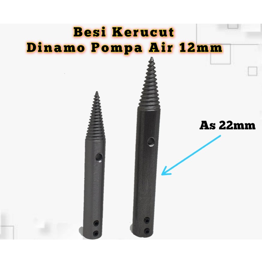Jual Besi Kerucut Poles Dinamo Pompa Air 12mm | Shopee Indonesia