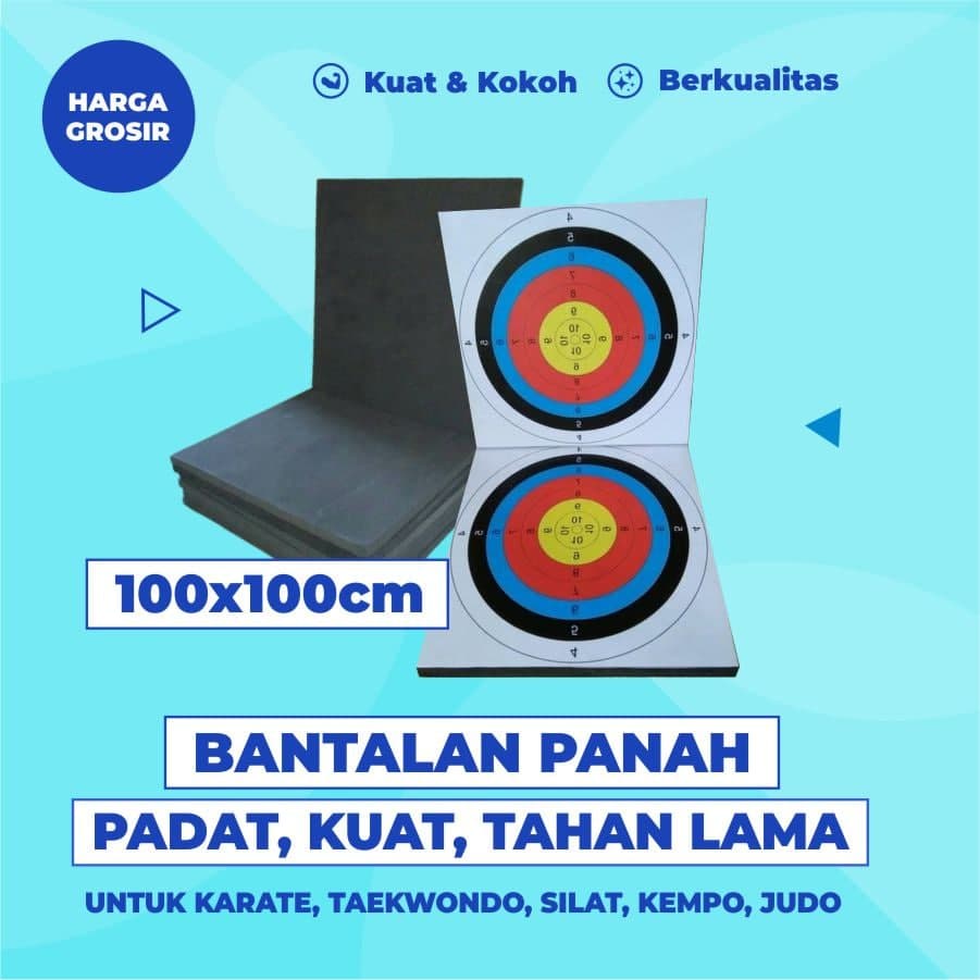 Jual Bantalan Target Panahan ukuran 100x100x10cm | Shopee Indonesia